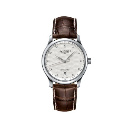 LONGINES MASTER COLLECTION 38.50 MM ACIER CADRAN ARGENTÉ "GRAIN D'ORGE ...